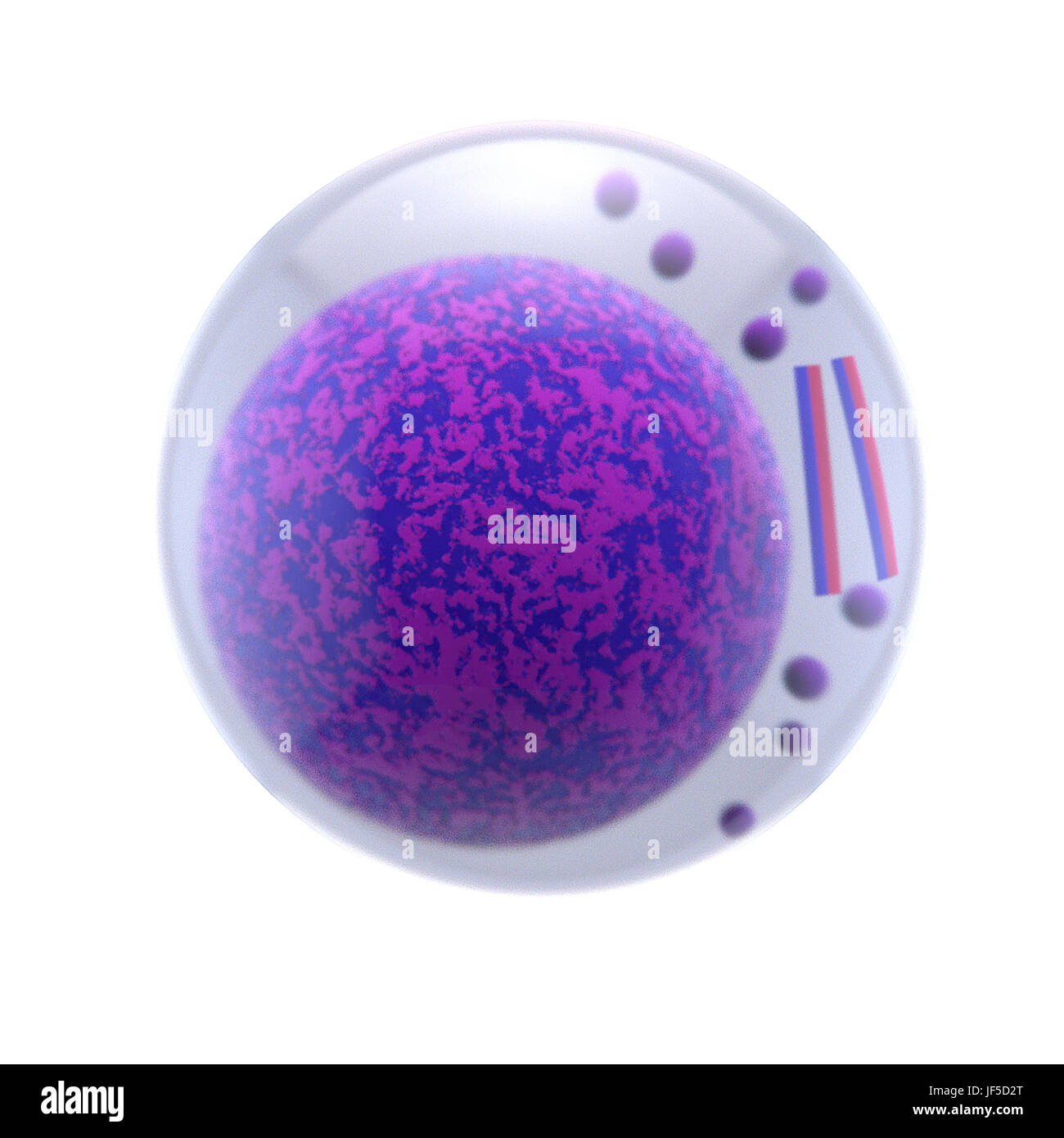 3d single molecule isolated on white background. Abstract 3d rendering ...