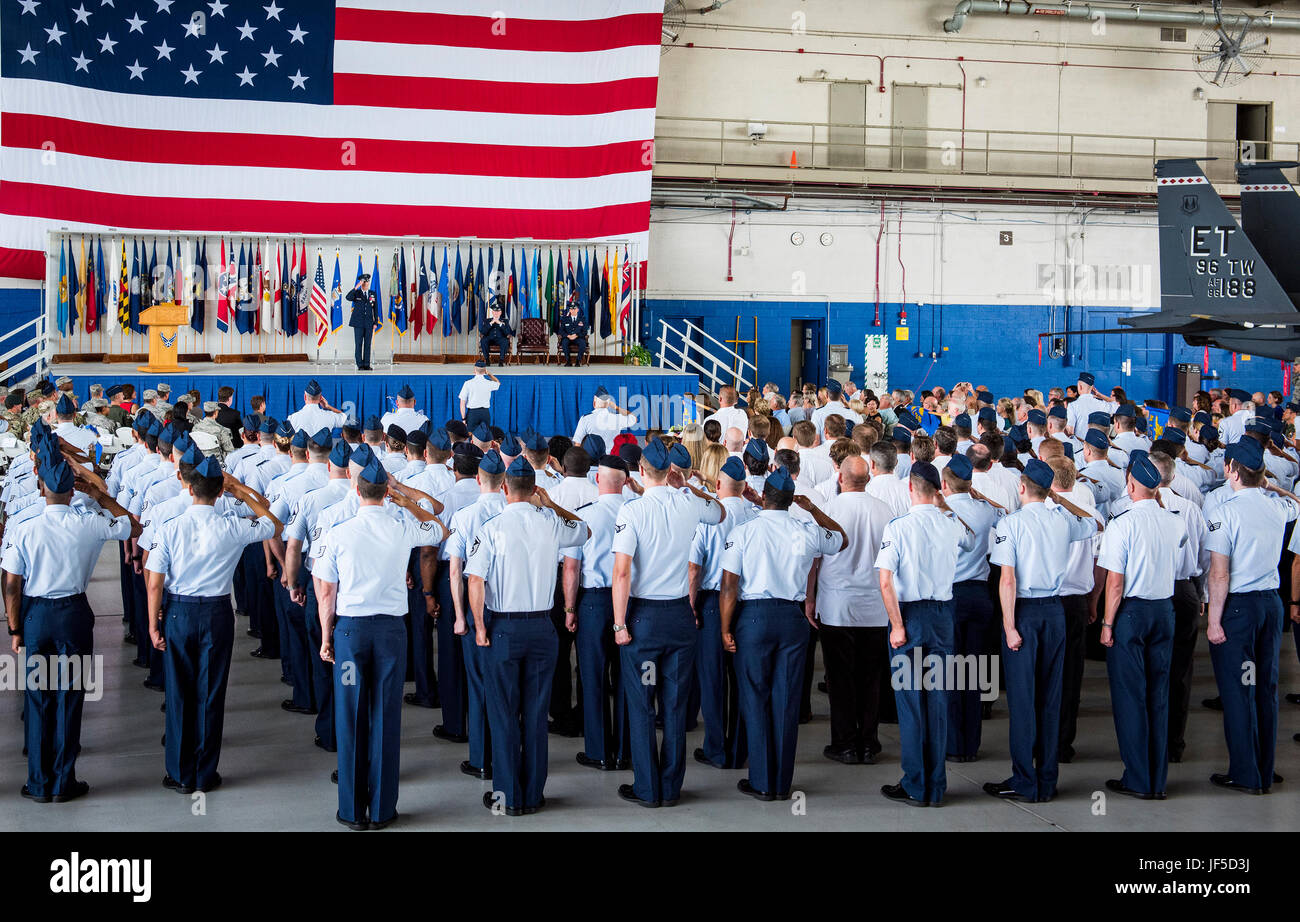 Brig. Gen. Christopher Azzano, receives his final salute from the 96th ...