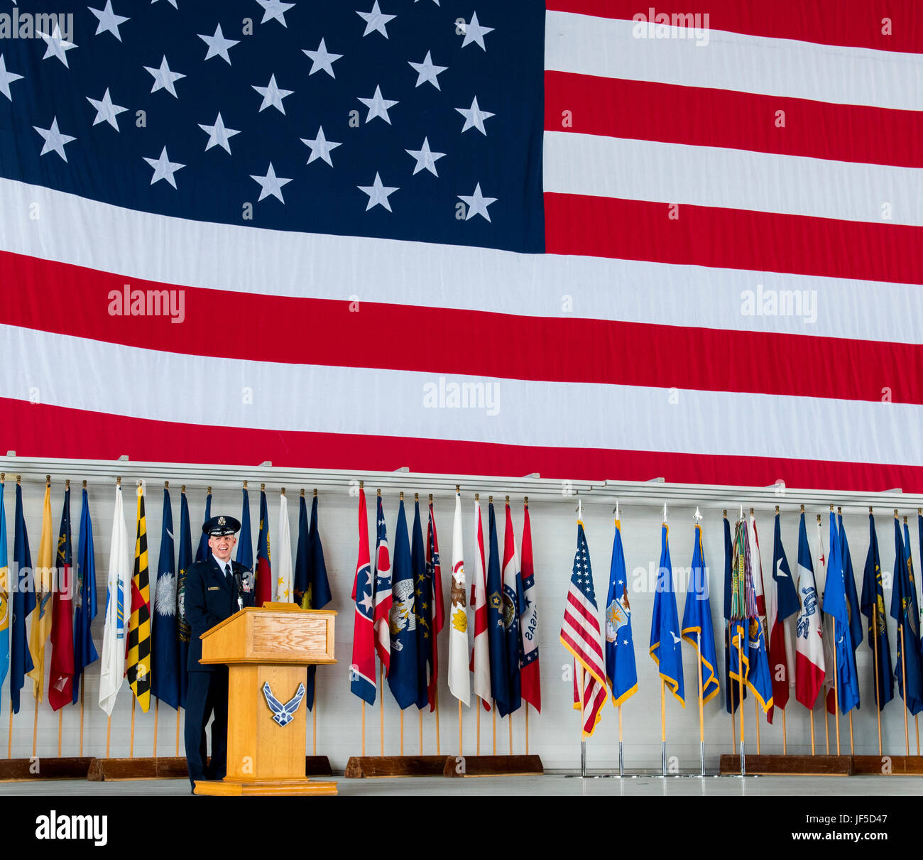 Brig. Gen. Evan Dertien smiles after taking command of the 96th Test ...
