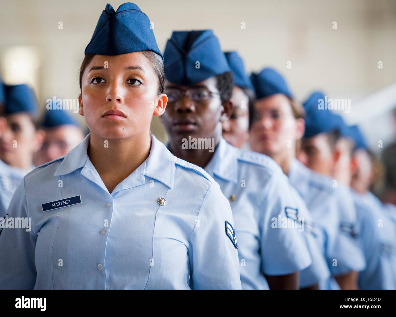 Airman 1st Class Sonya Martinez, 96th Medical Group, stands at the ...