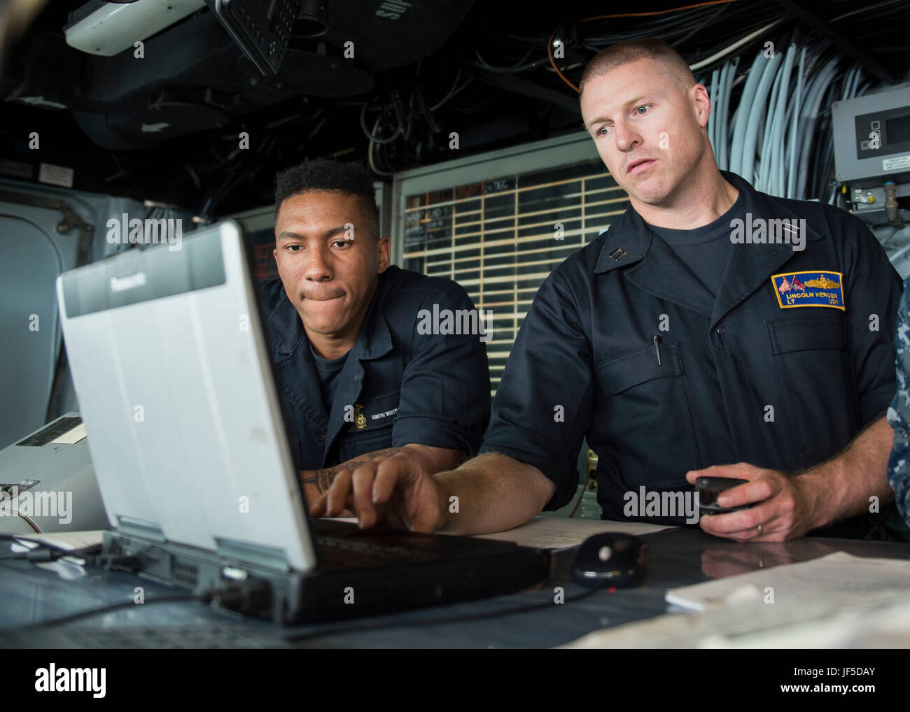 170531-N-BD308-015 NORFOLK, Va. (May 31, 2017) Lt. Lincoln Kerger, ship ...
