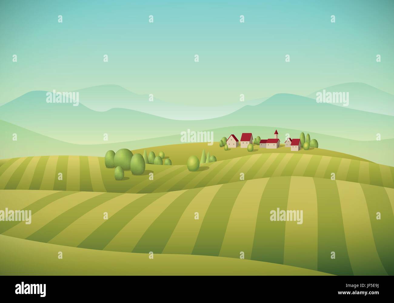 Hay town Stock Vector Images - Alamy