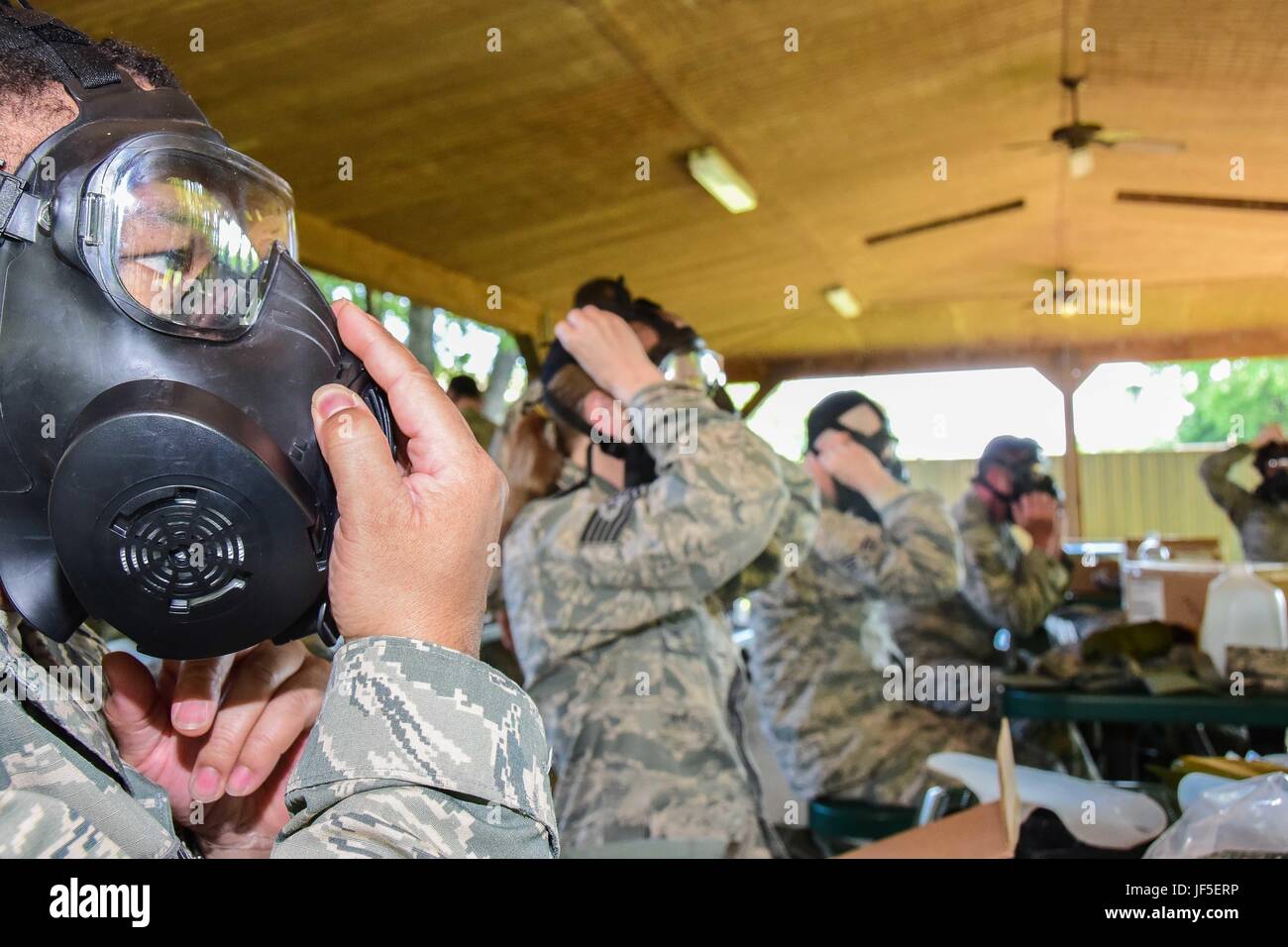 Members Of The 118th Wing Conduct Chemical Biological Radiological