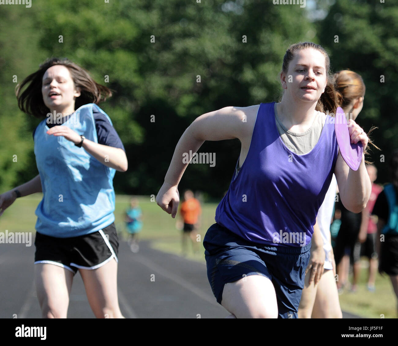 Members of the 70th ISR Wing, Fort G. Meade, Md., enjoy a competitive ...