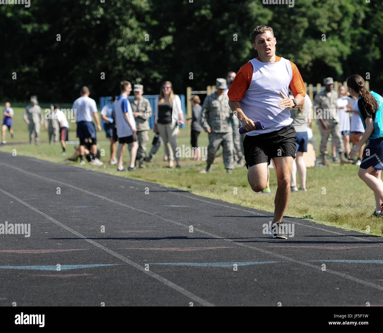 Members of the 70th ISR Wing, Fort G. Meade, Md., enjoy a competitive ...