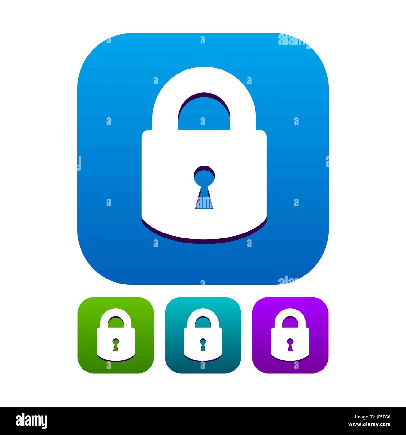 Red padlock transparent background hi-res stock photography and images ...