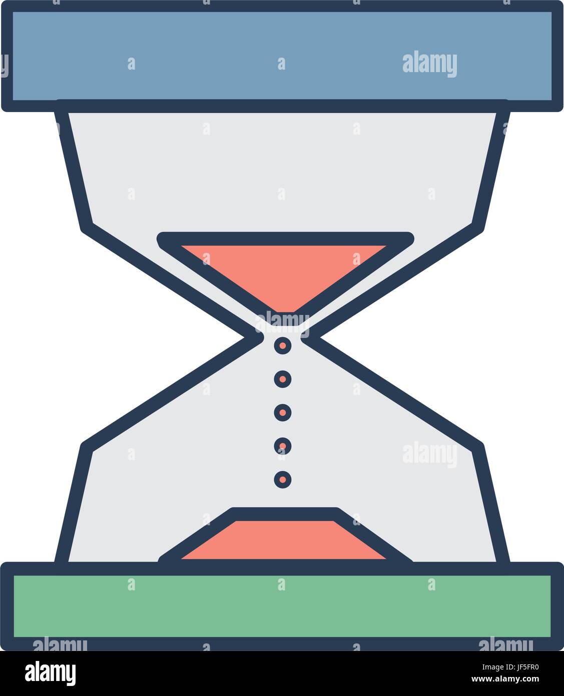 hourglass object to know the time Stock Vector Image & Art - Alamy