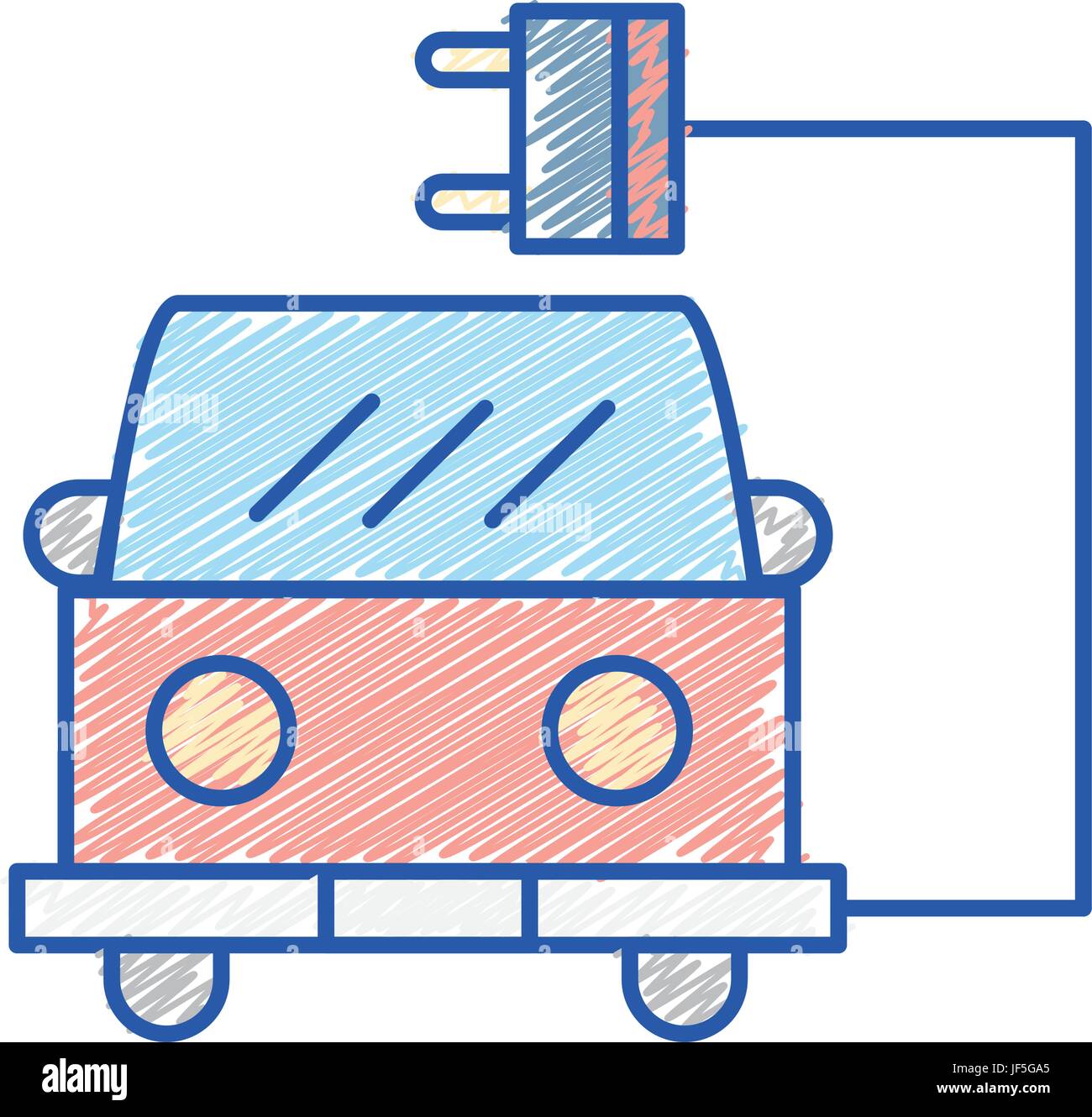 fire trunk with power cable connection Stock Vector Image & Art - Alamy