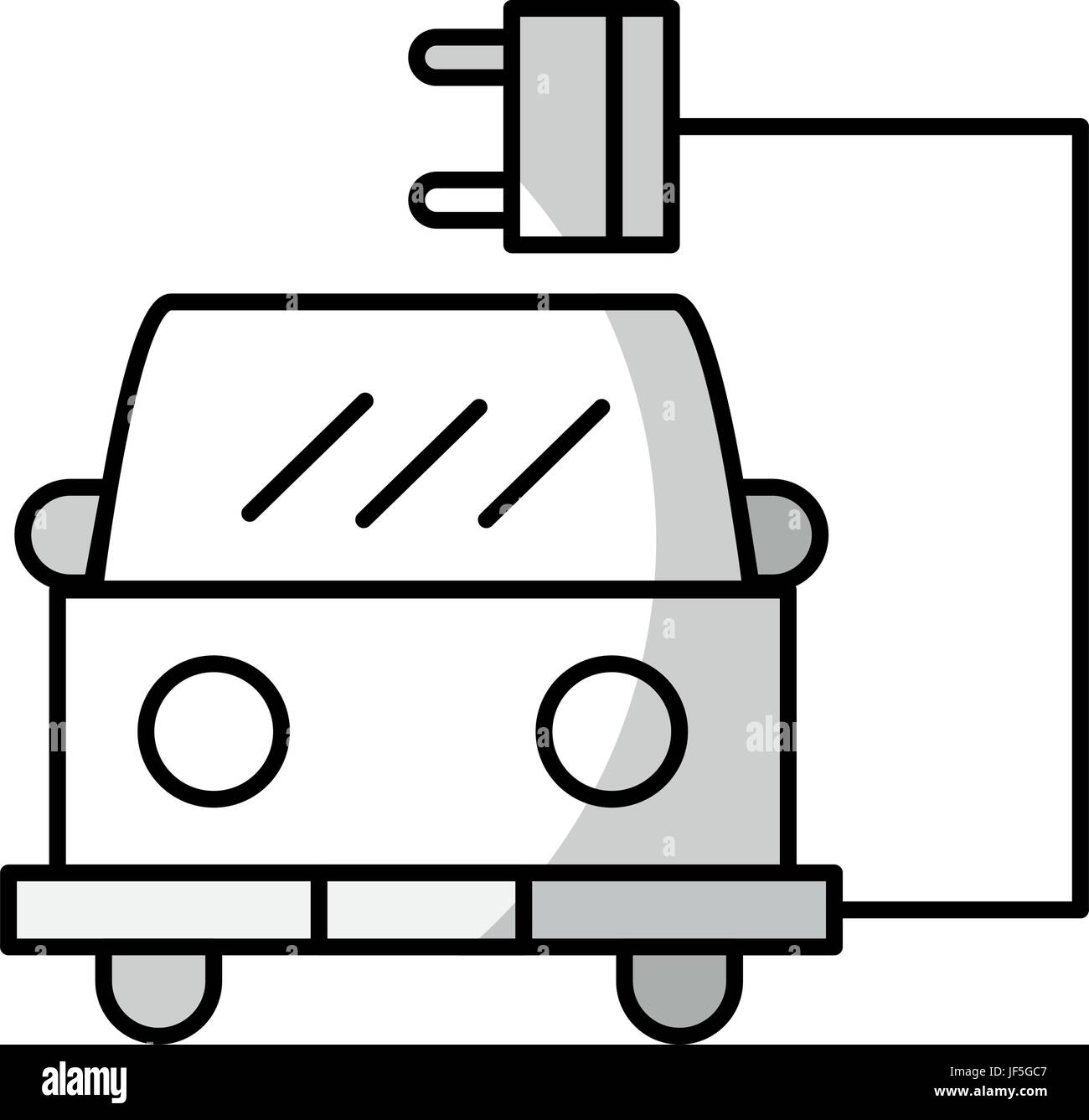 line fire trunk with power cable connection Stock Vector Image & Art ...