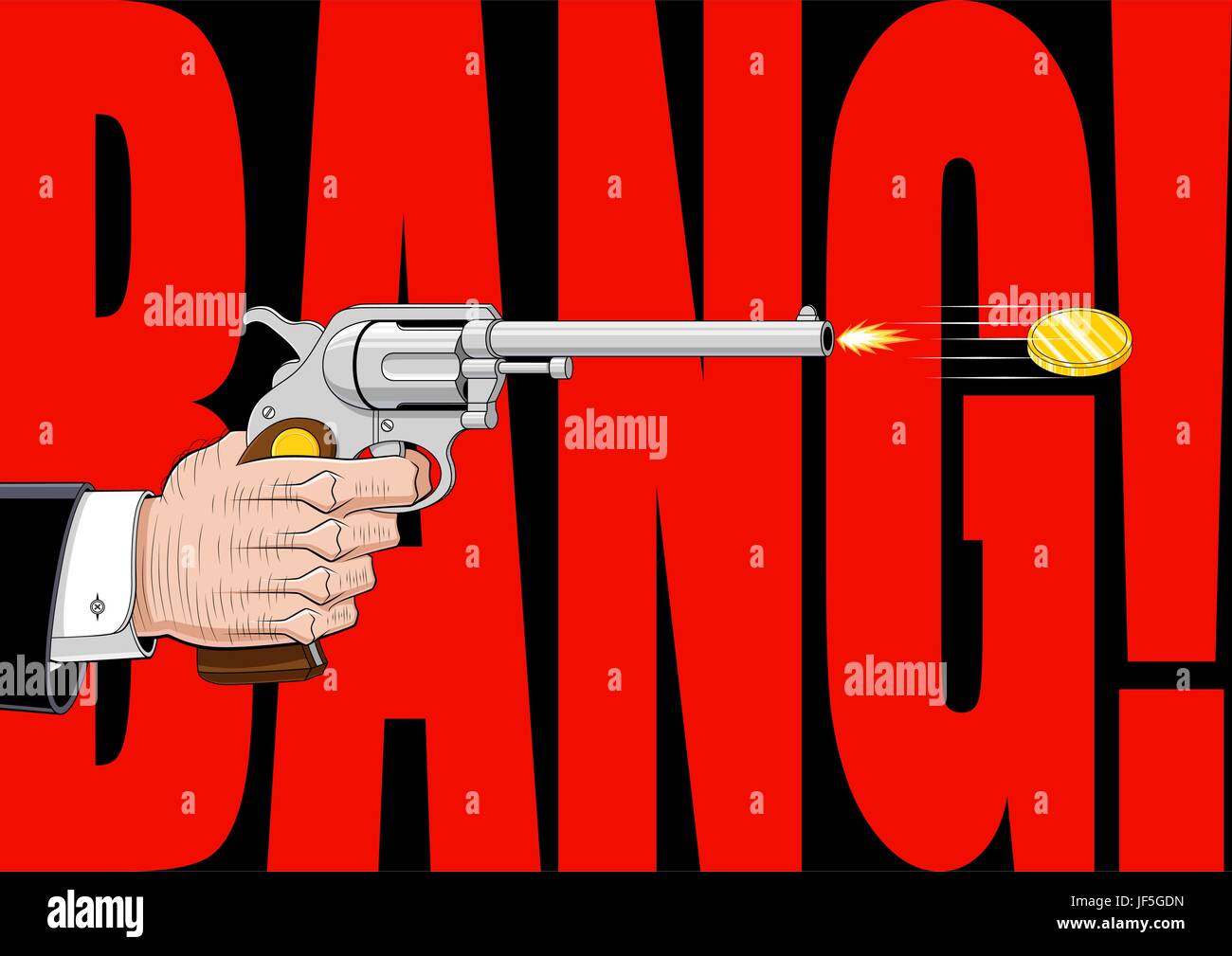 Hand fire closeup Stock Vector Images - Alamy