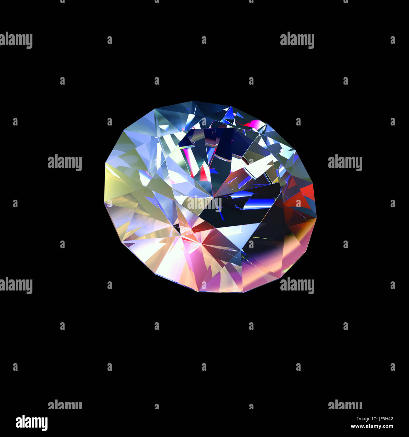 Classic diamond 3D render Stock Photo - Alamy