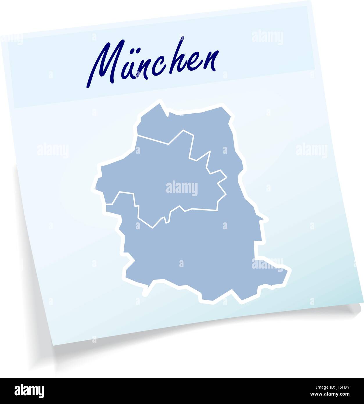 muenchen as sticky note Stock Vector Image & Art - Alamy