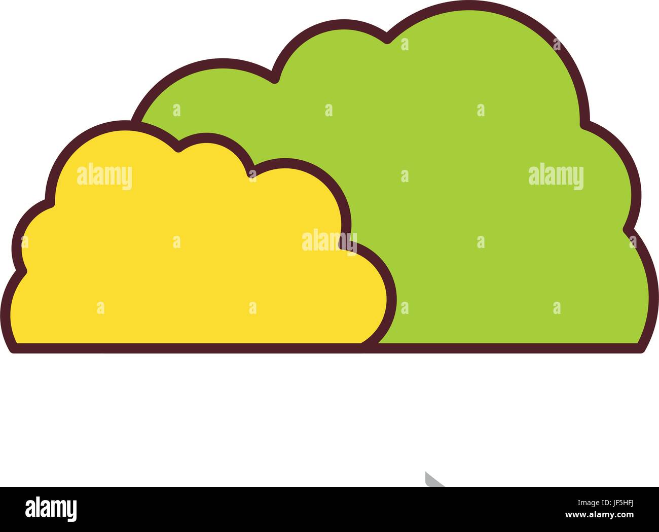 bush plant botany to decoration of garden Stock Vector Image & Art - Alamy