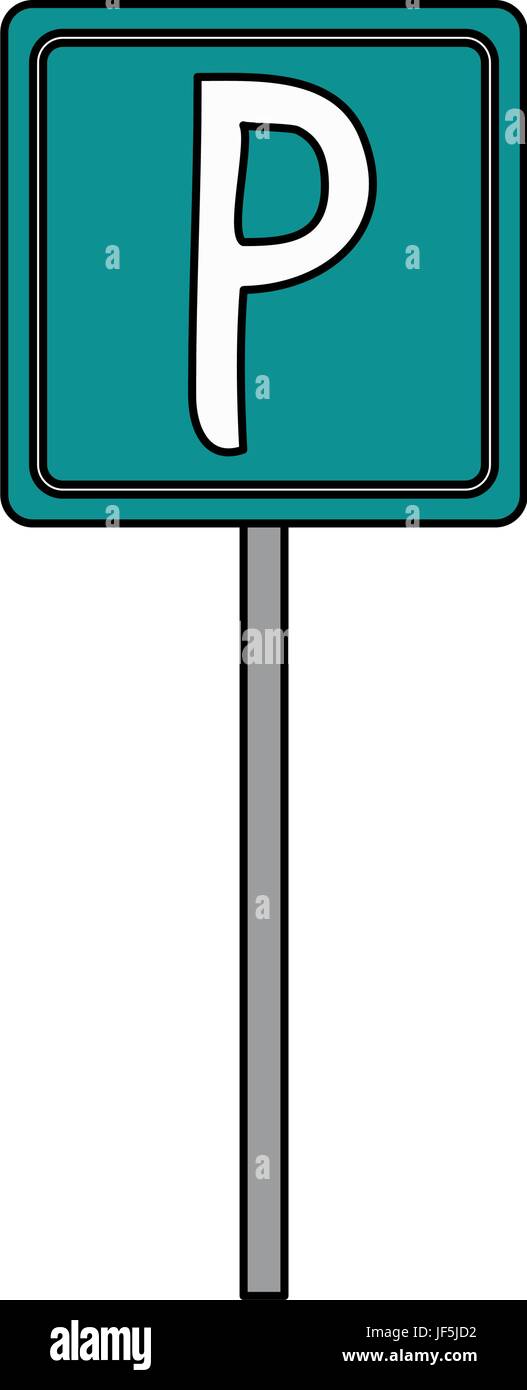 parking street sign vector illustration Stock Vector Image & Art - Alamy