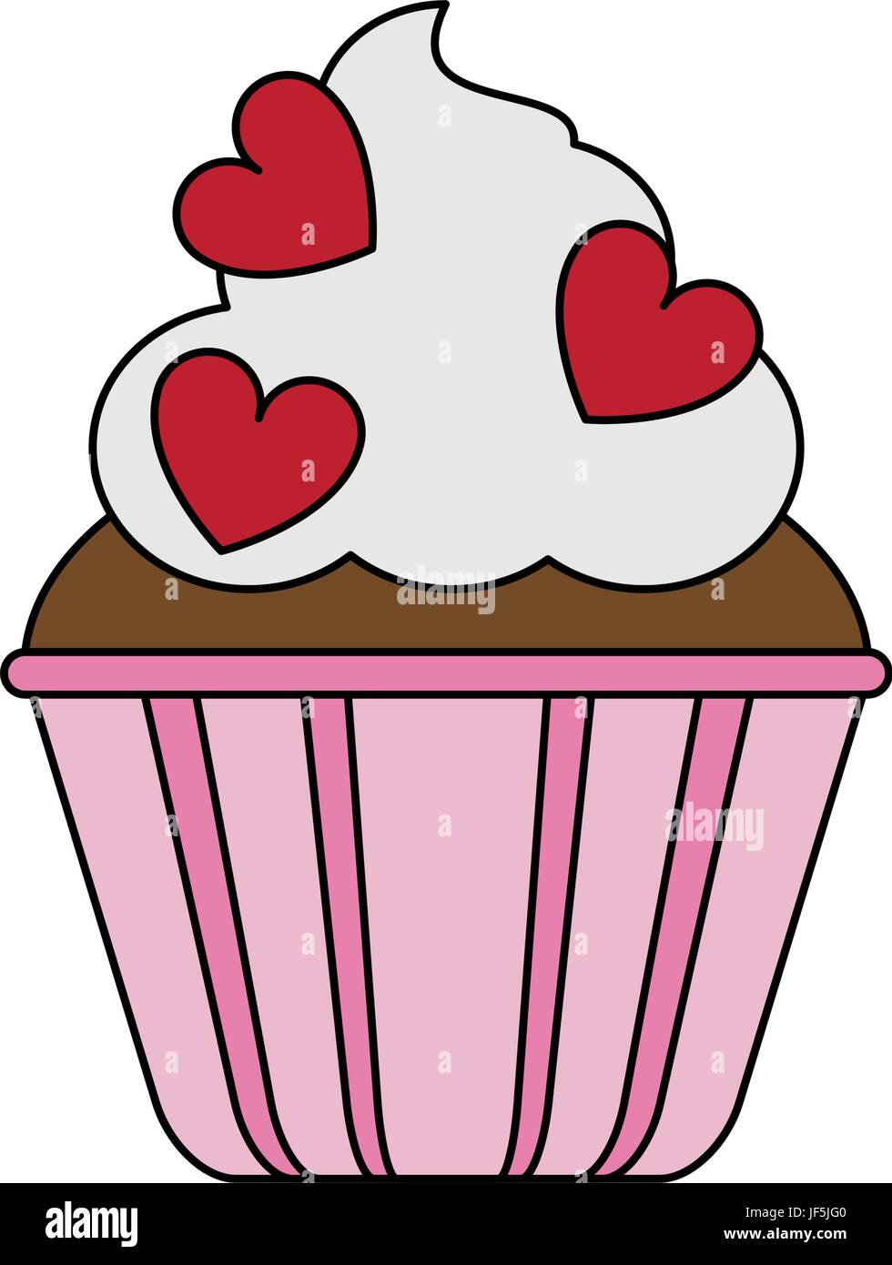 cupcake vector illustration Stock Vector Image & Art - Alamy