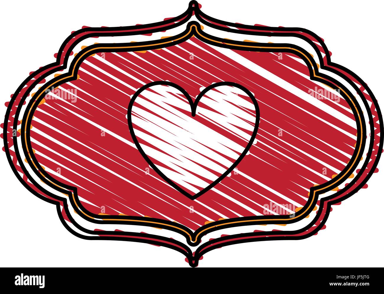 Heart ornament vector illustration Stock Vector Image & Art - Alamy