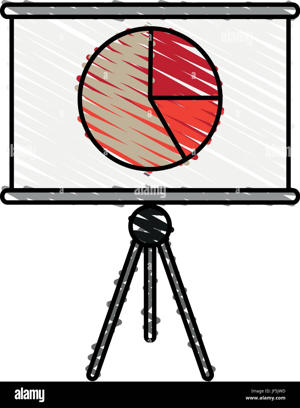 Pie graphic vector illustration Stock Vector Image & Art - Alamy