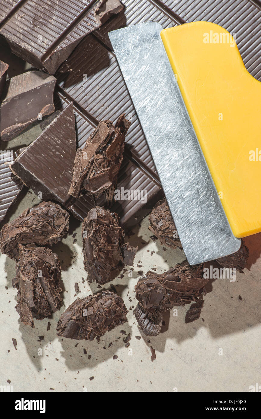 Tools for making chocolates Stock Photo - Alamy