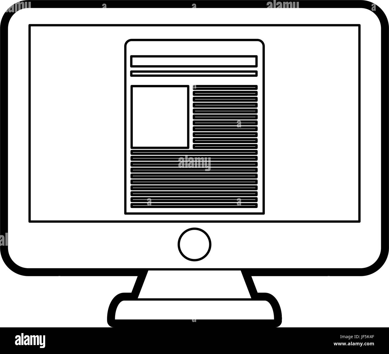 screen vector illustration Stock Vector Image & Art - Alamy