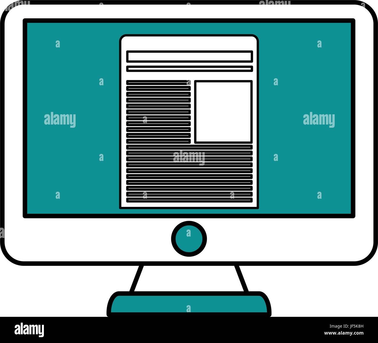 screen vector illustration Stock Vector Image & Art - Alamy