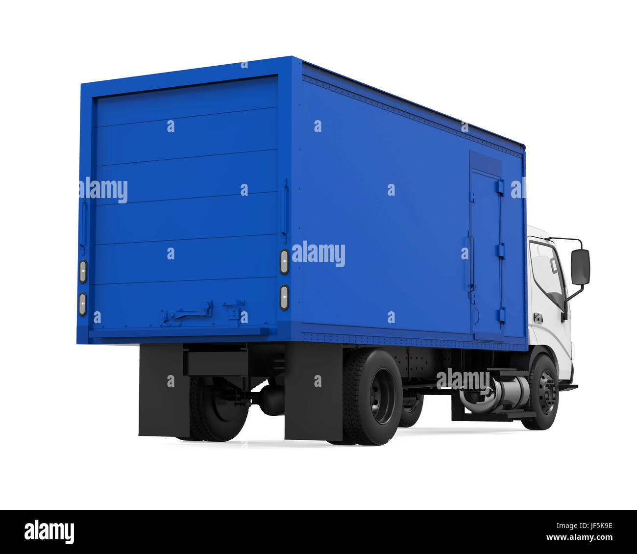 Cargo Delivery Truck Isolated Stock Photo - Alamy