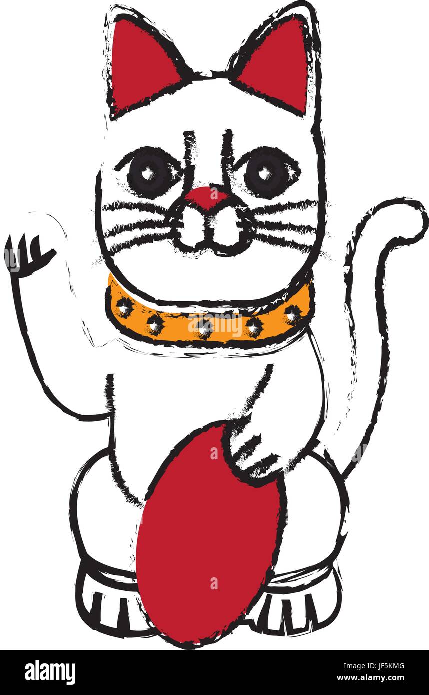 Neko cat Stock Vector Images - Alamy