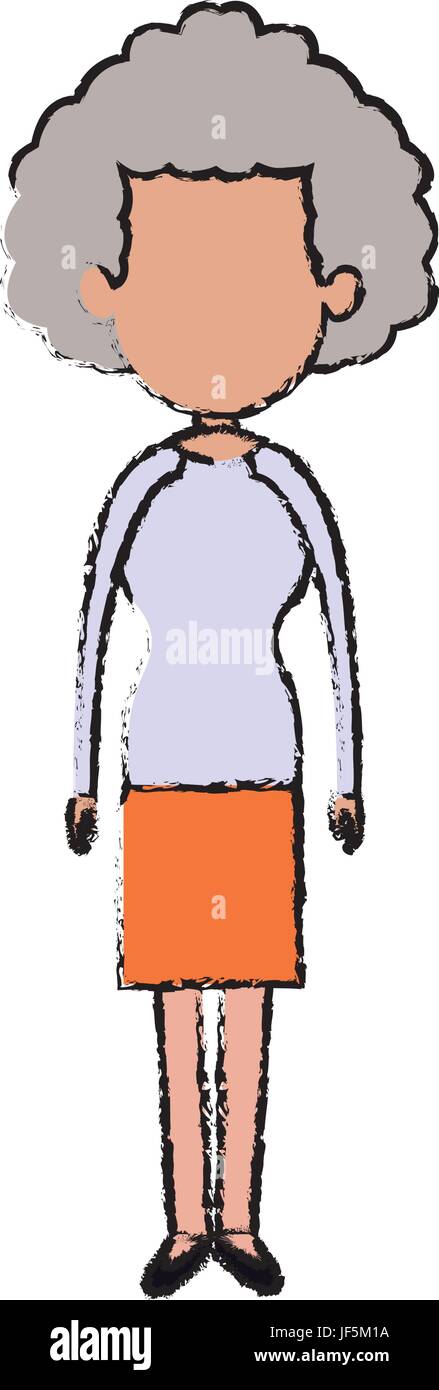 woman character female standing design Stock Vector Image & Art - Alamy