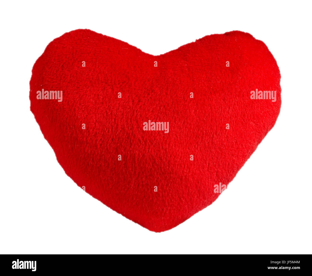 Red plush heart Stock Photo - Alamy