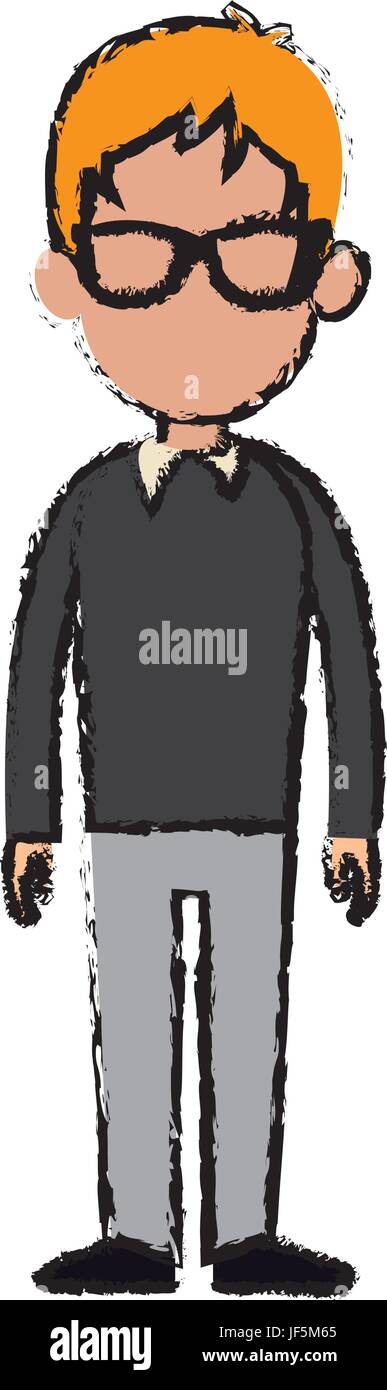 standing man character people casual clothes Stock Vector Image & Art ...