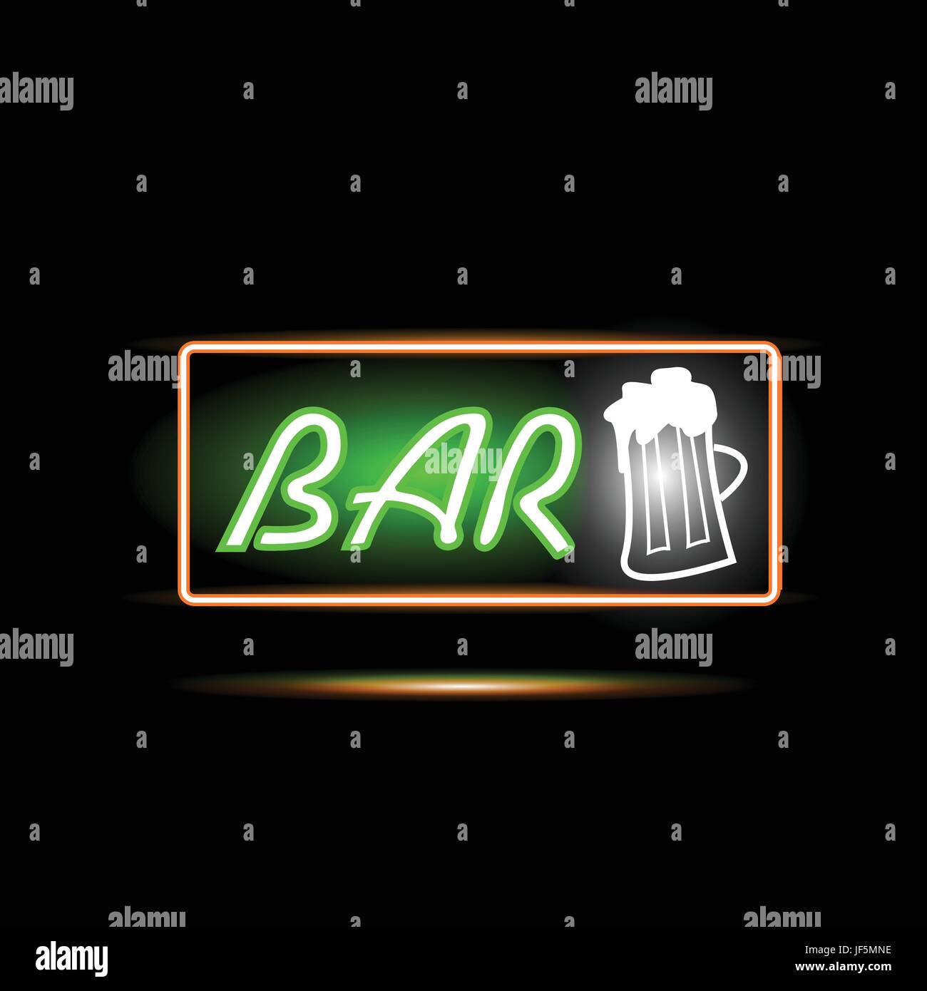 Green glowing drinking Stock Vector Images - Alamy