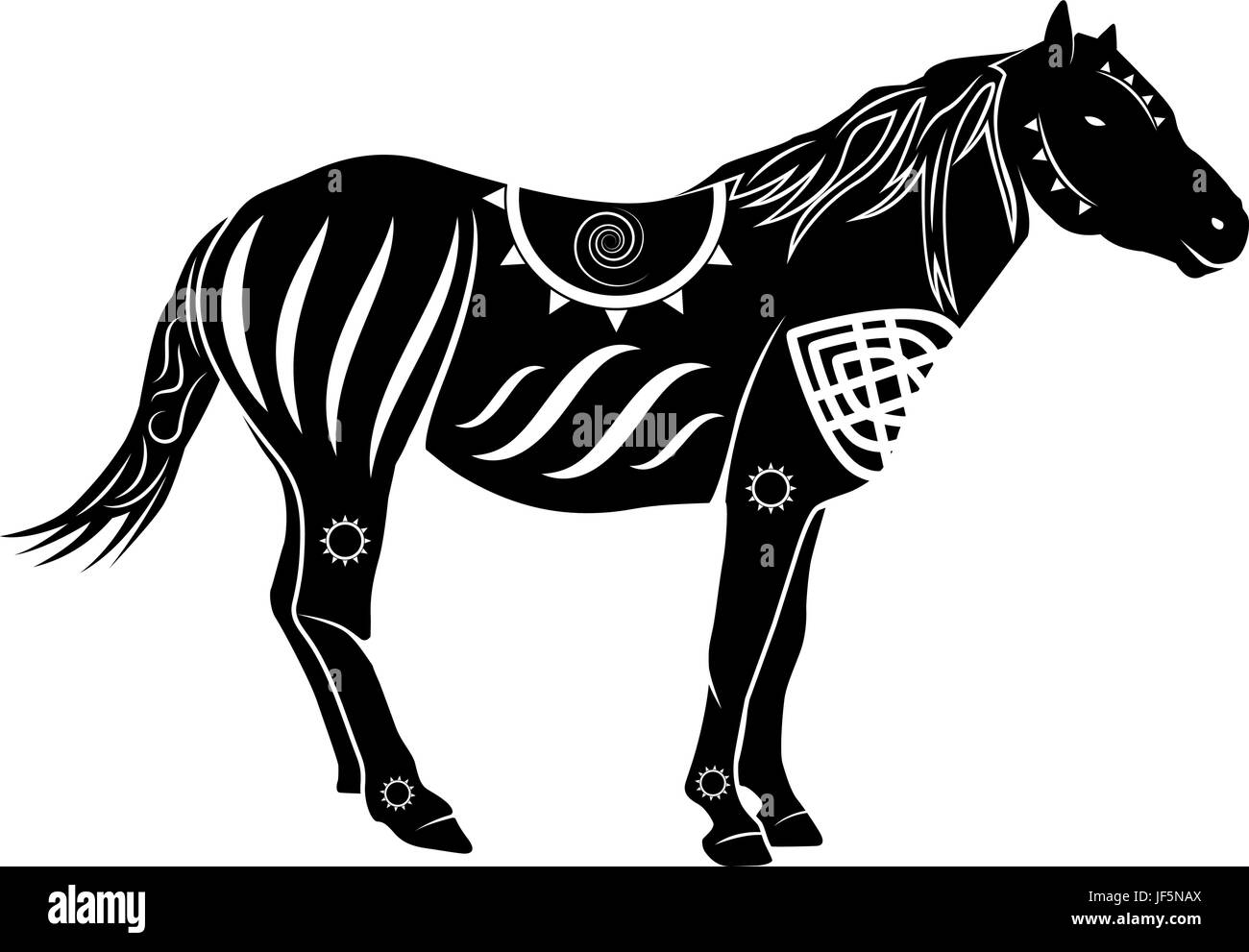 Draft horse animal Stock Vector Images - Alamy