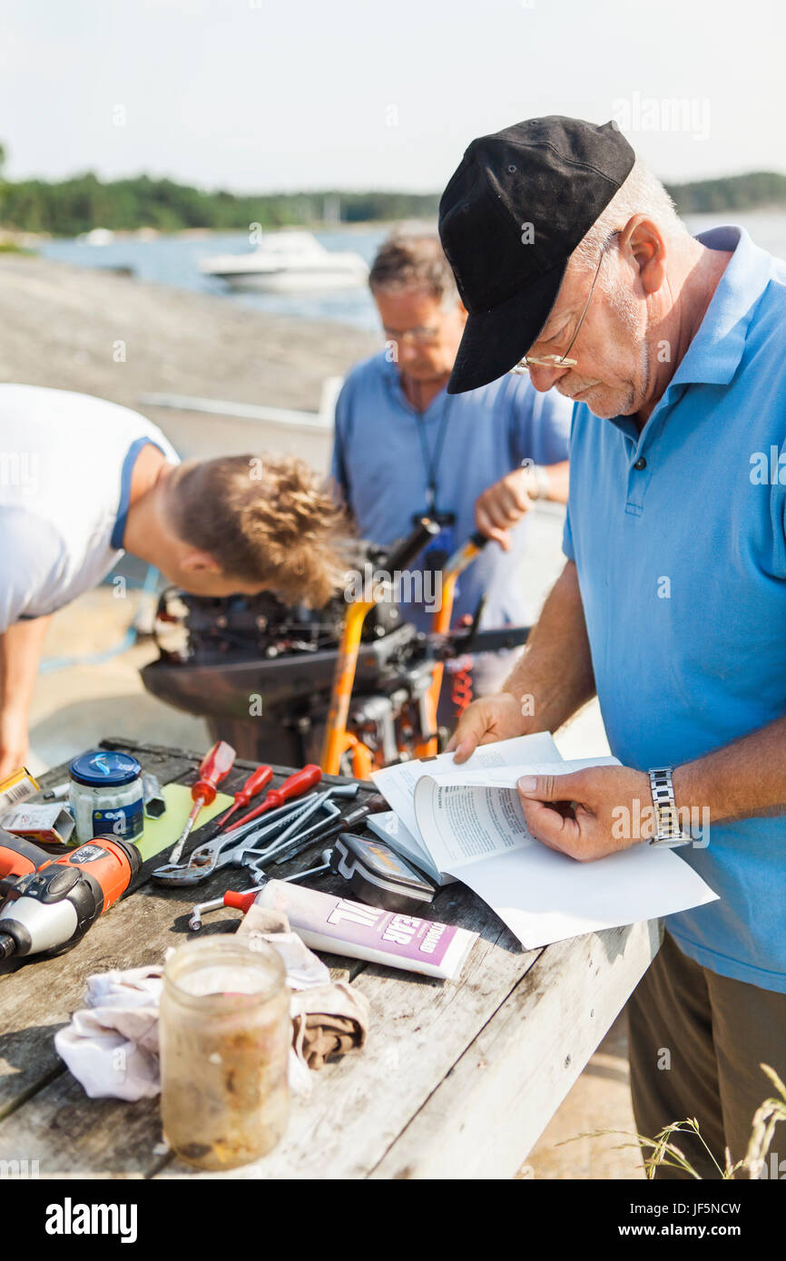 Repairing boat hi-res stock photography and images - Alamy