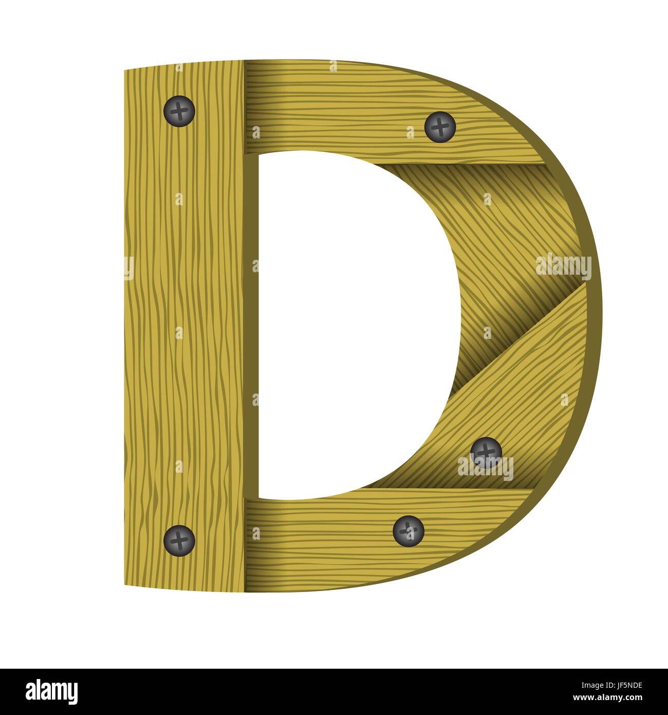 Sign attached to tree Stock Vector Images - Alamy
