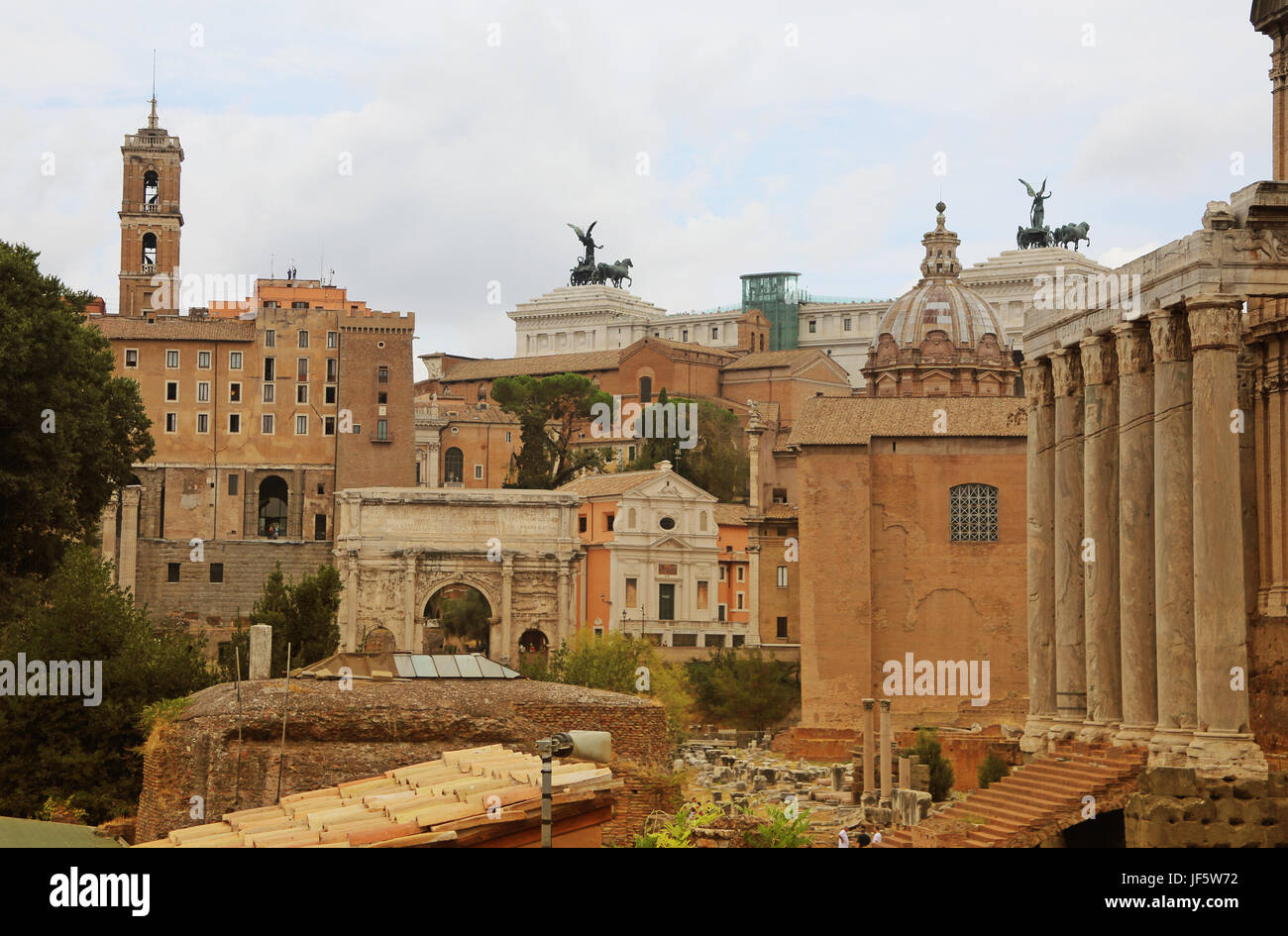 Forum romanum hi-res stock photography and images - Alamy
