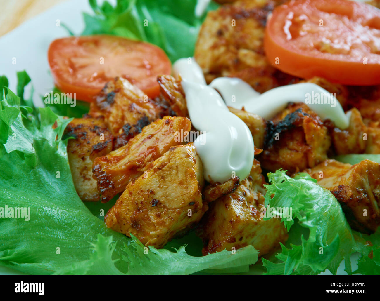 Jamaican Jerk Chicken Stock Photo - Alamy