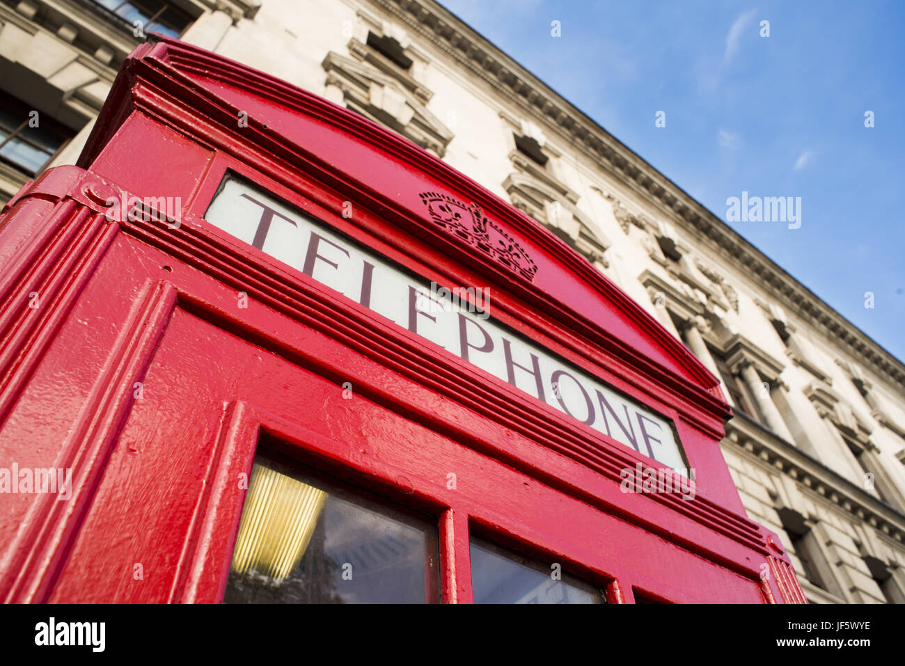 Phone cabine in London Stock Photo - Alamy