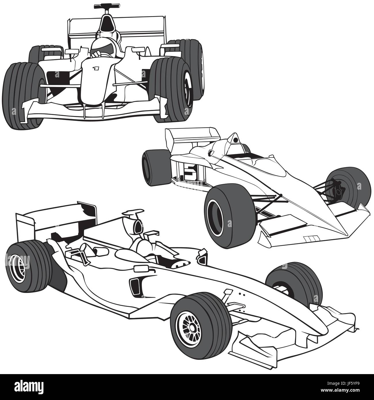 F1 tyres Stock Vector Images - Alamy