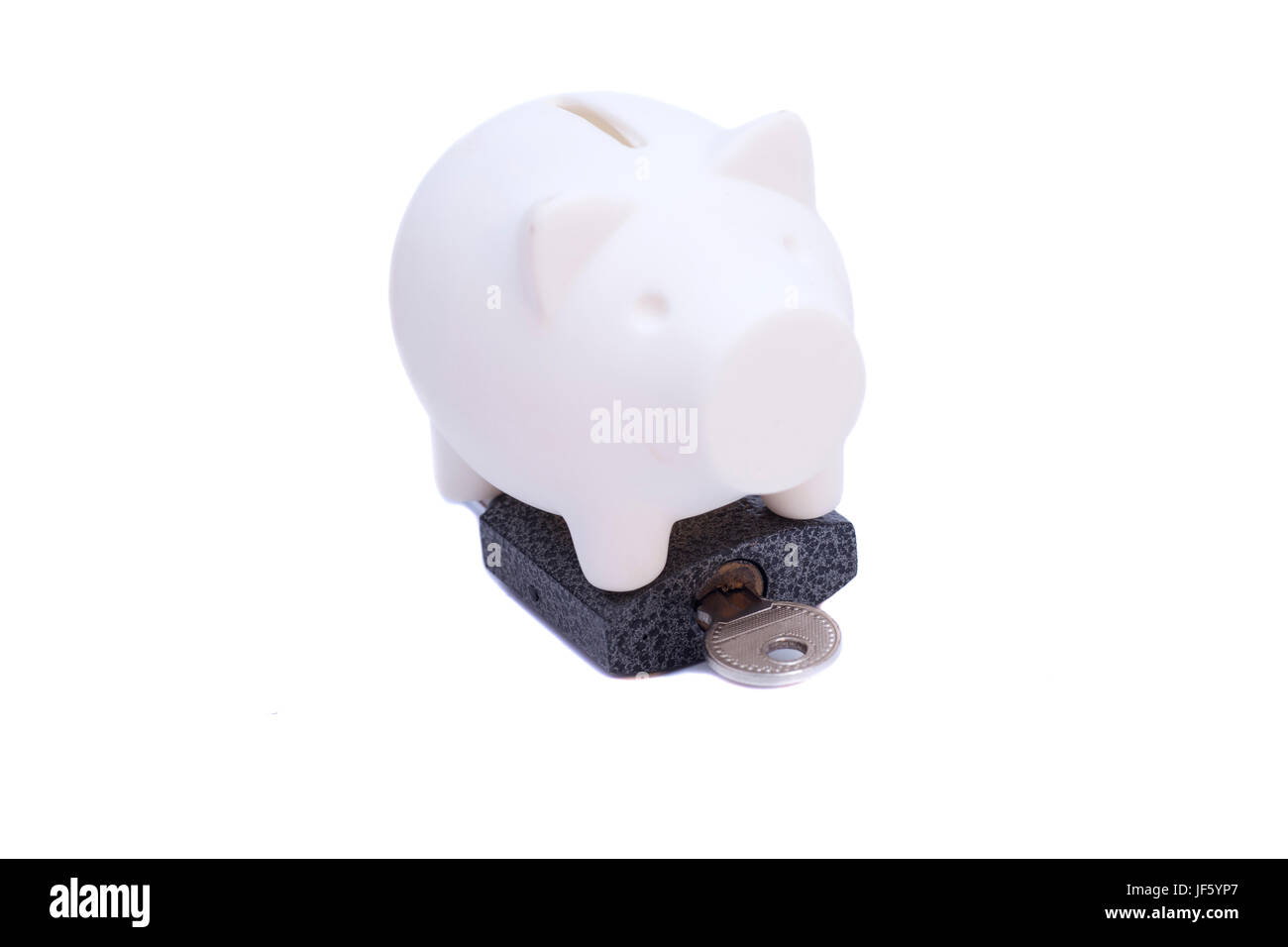 Piggy bank key on Cut Out Stock Images & Pictures - Alamy