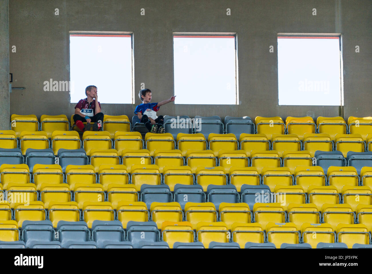Stadium chairs hi-res stock photography and images - Alamy