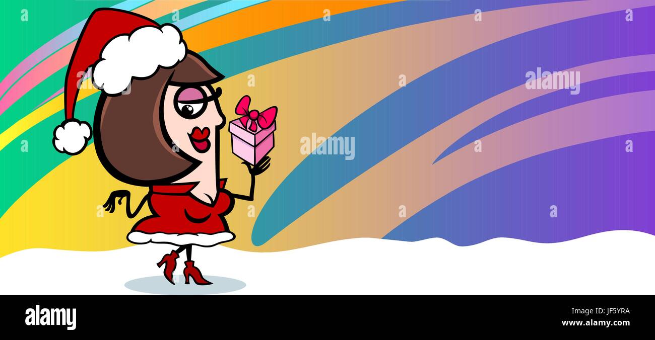 Woman delighted Stock Vector Images - Alamy