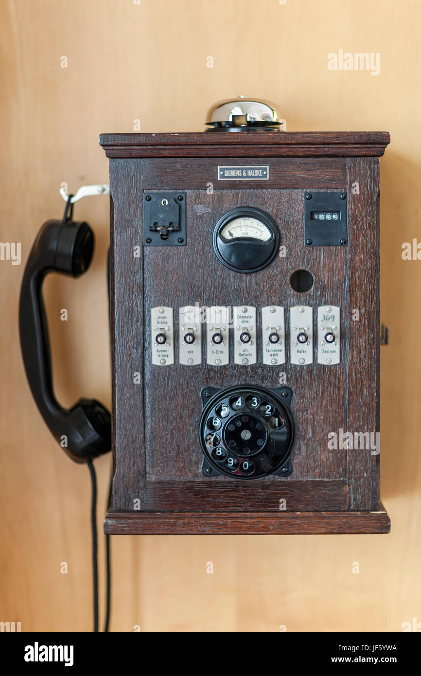 Old fashioned phone Stock Photo - Alamy