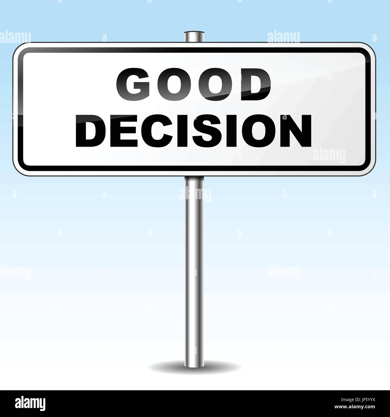 Right choice conceptual image Stock Vector Images - Alamy