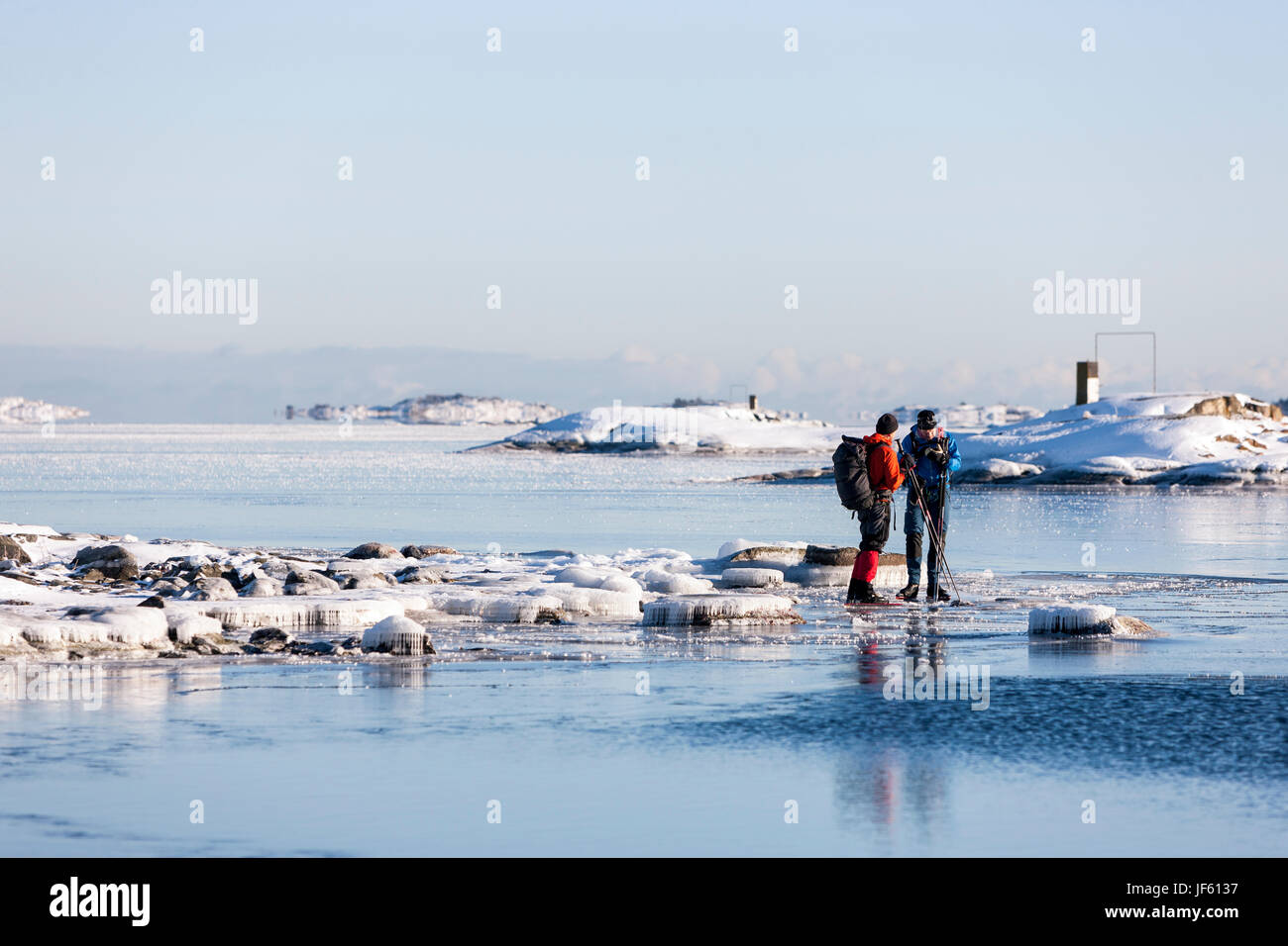Men long-distance skating Stock Photo - Alamy