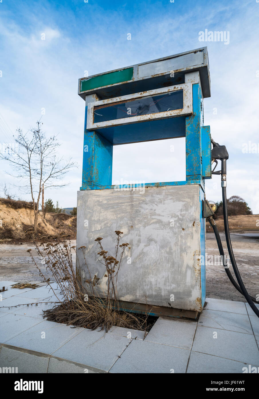 Vintage old gas Stock Photo - Alamy