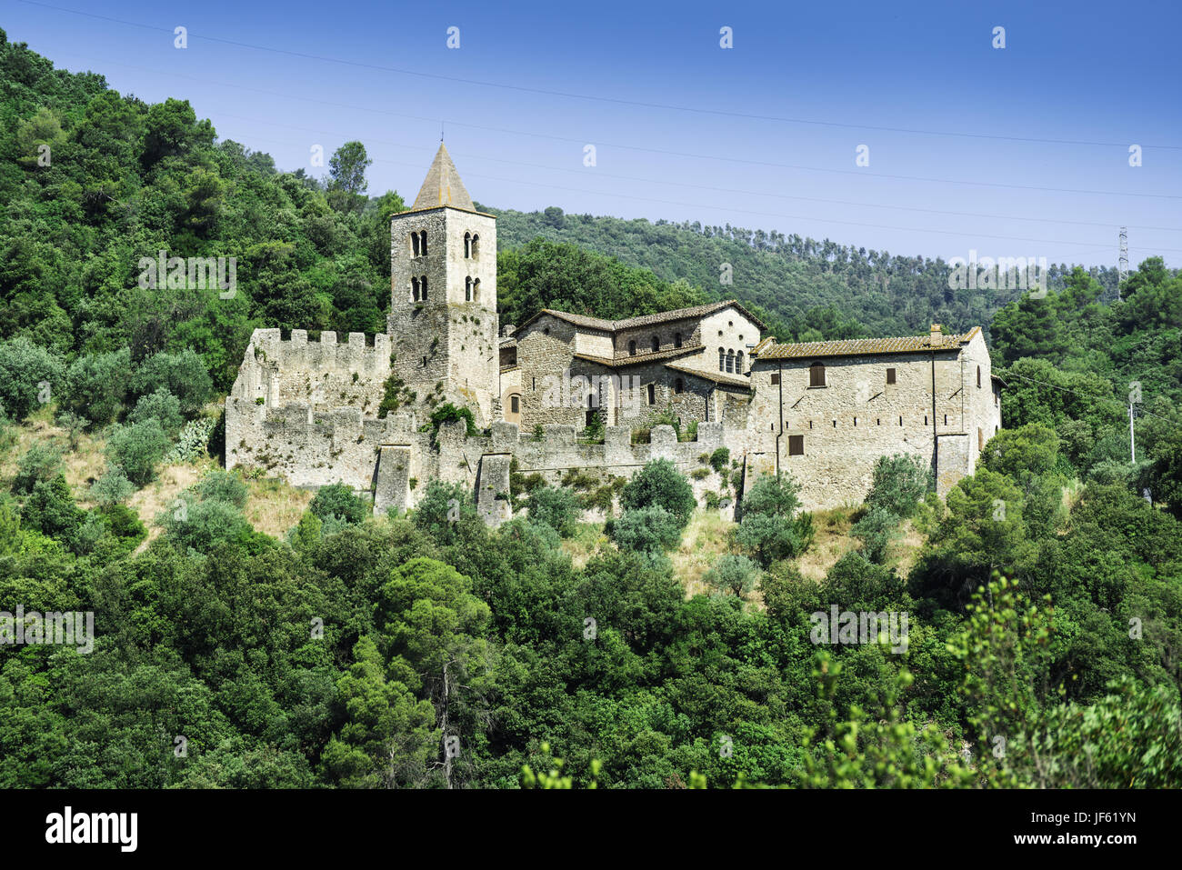 Ancient castle in Italy Stock Photo - Alamy