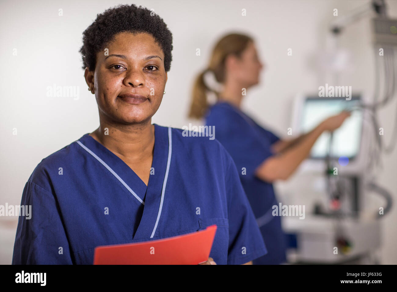 Female doctor in hospital Stock Photo - Alamy