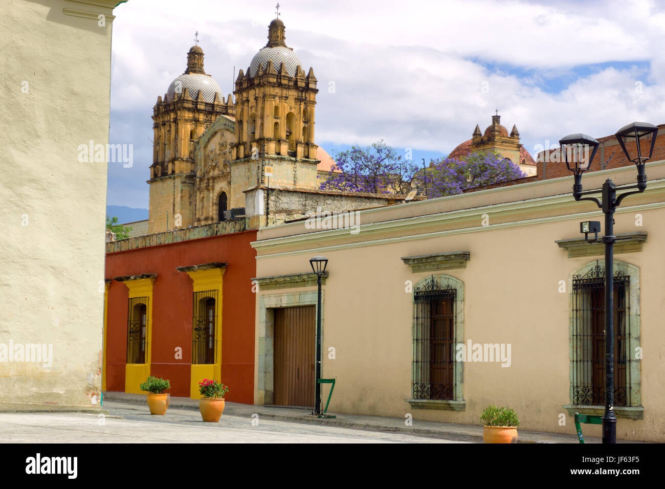 Colonial architecture and large Cathedral of Our Lady of the Assumption ...