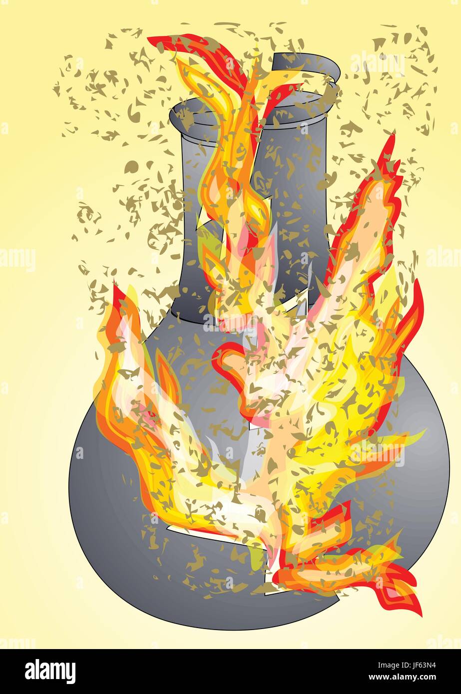 danger, science, illustration, destruction, pollution, gas, abstract ...