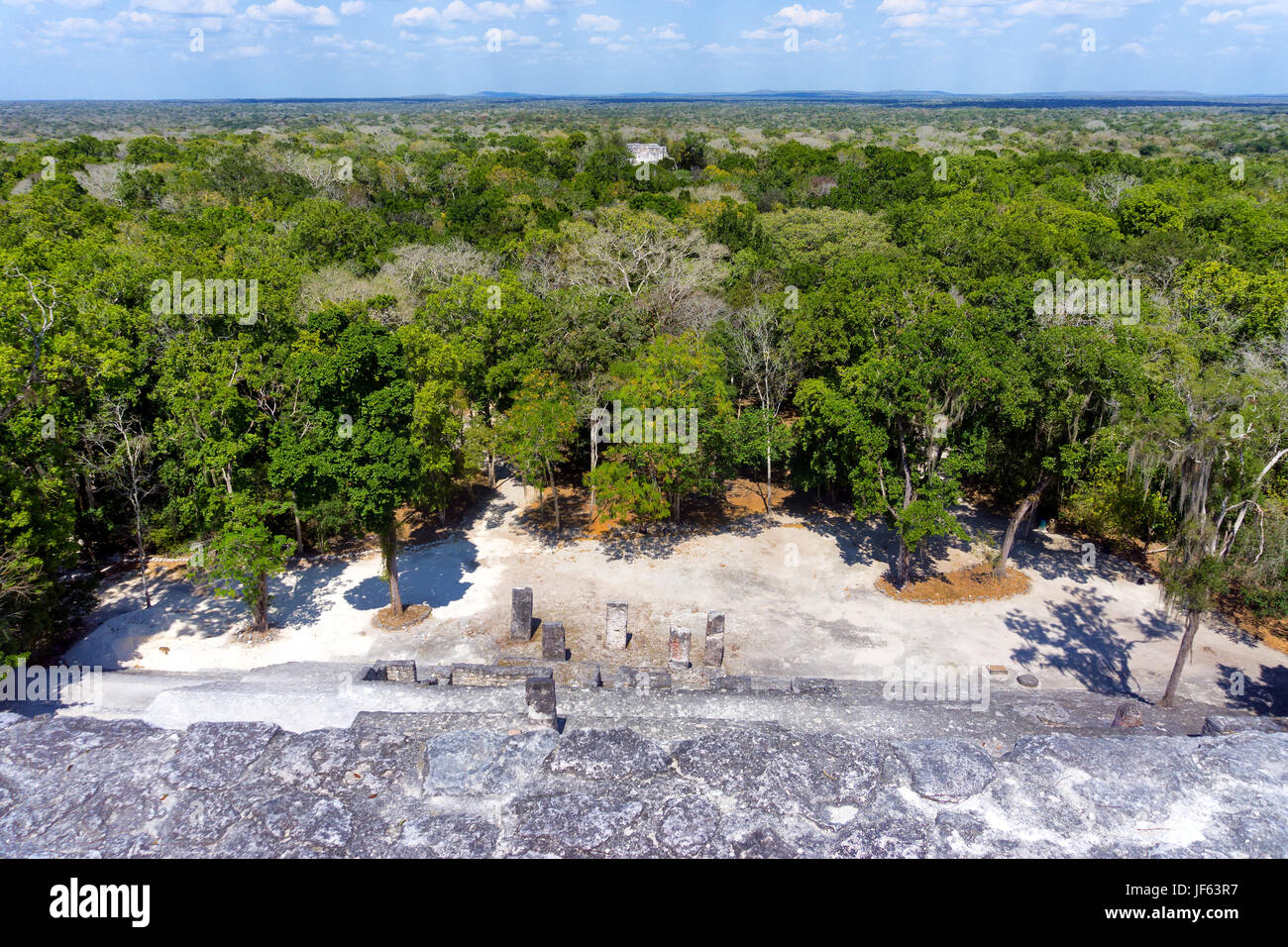 Calakmul maya archaeological site hi-res stock photography and images ...