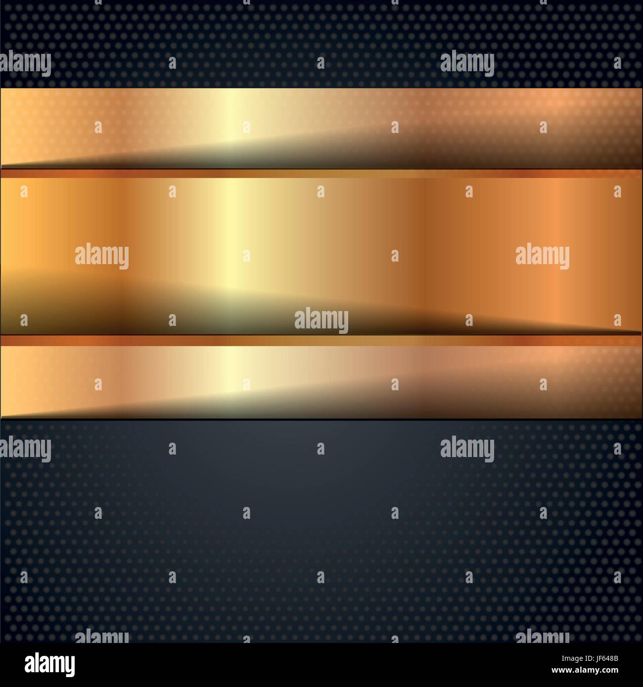 dots, banner, metallic, dark, graphite, rectangle, gold, dots, banner ...